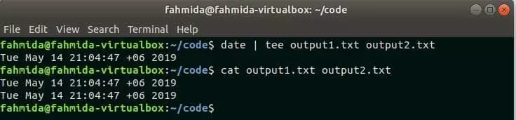 Jak používat příkaz tee v Linuxu 454_3