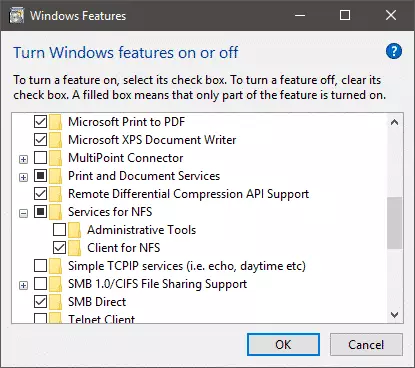 OpenZFS පිටුබලය සහිත NFS සේවාදායකය 2 කොටස - Windows 10 හි ජාල ධාවක සවි කිරීම 4553_1