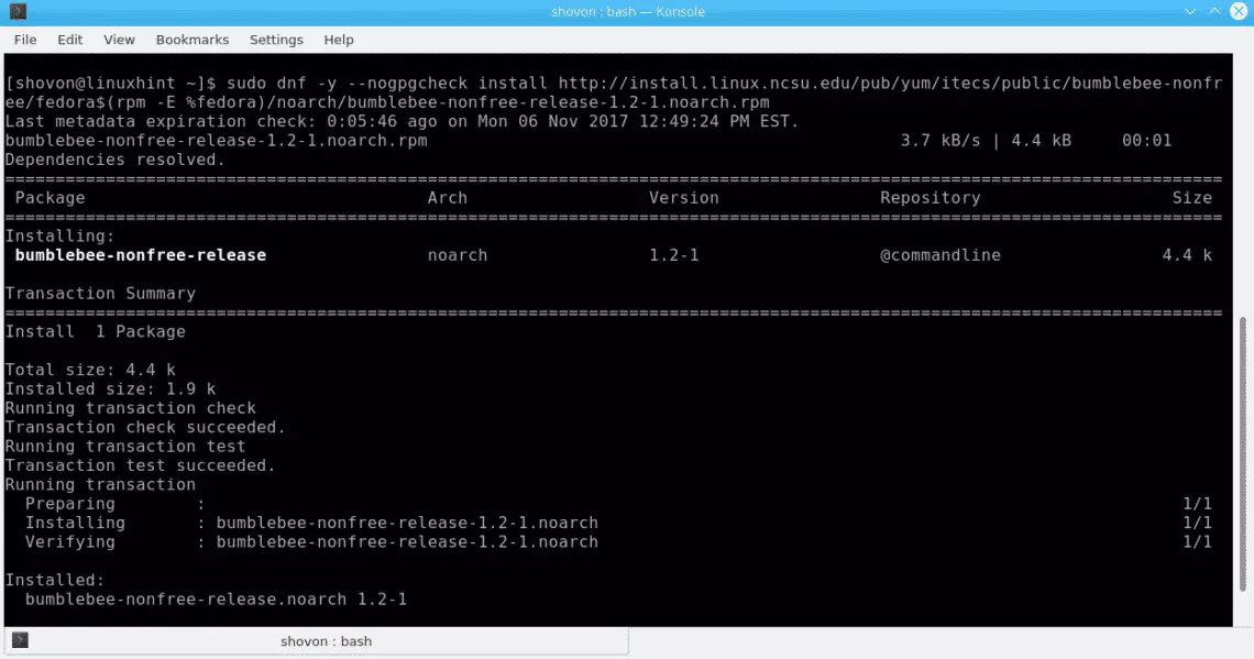 Instal·leu els controladors de Nvidia a Fedora 4581_5