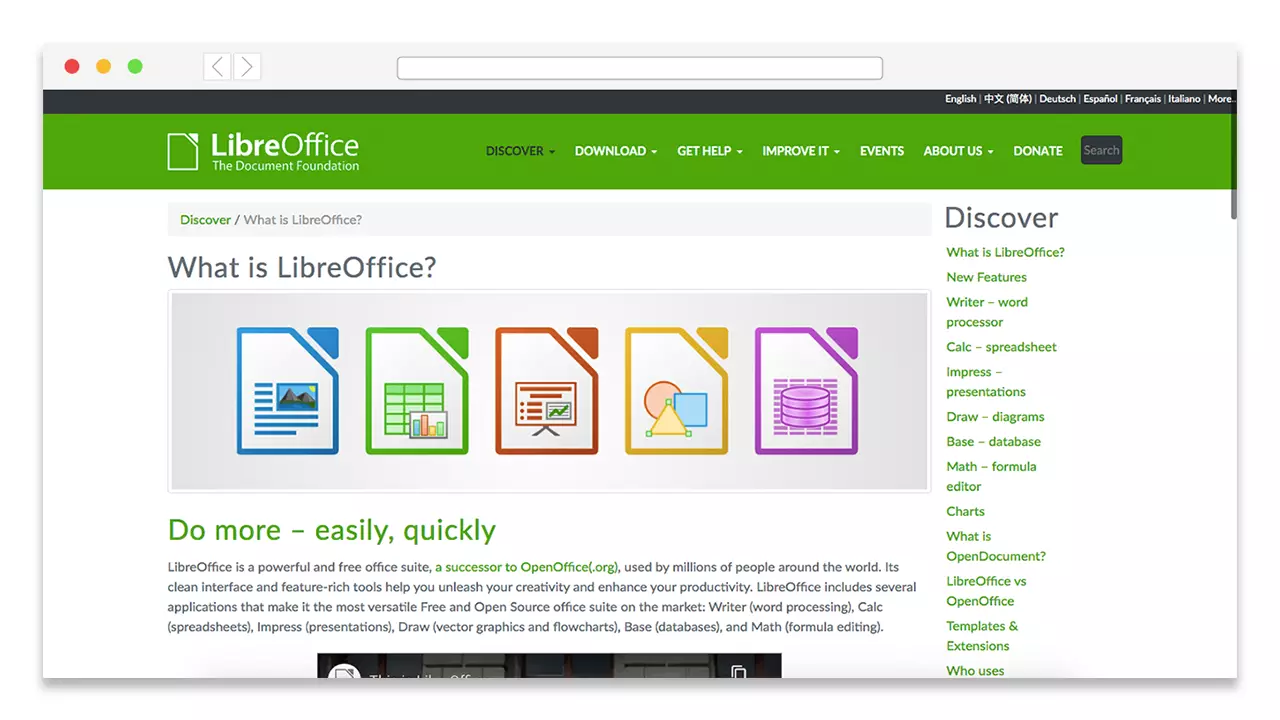 Linux Office платформасы исемлеге өчен Microsoft Office альтернативалары 2021