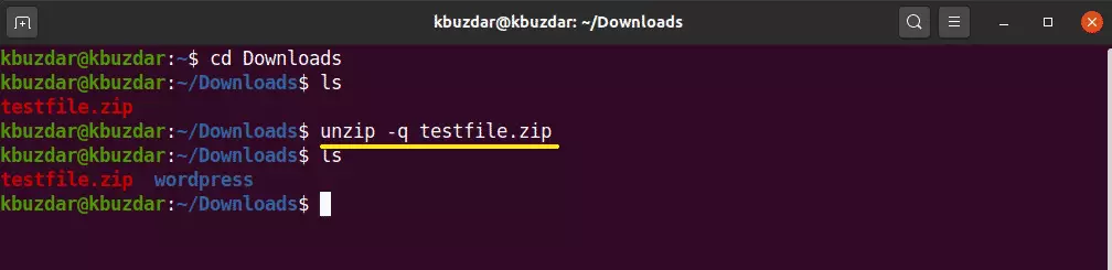 Linux இல் Unzip கட்டளை 460_5