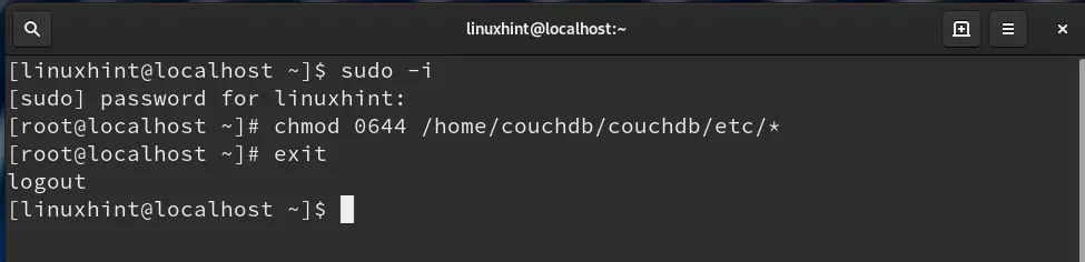 Fedora-da Apache CouchDB quraşdırılması 4614_11