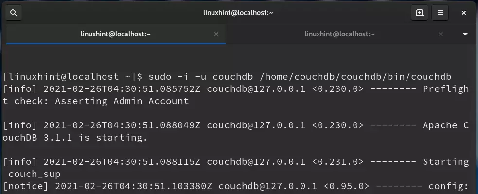 Apache CouchDB'yi Fedora'ya Kurmak 4614_14