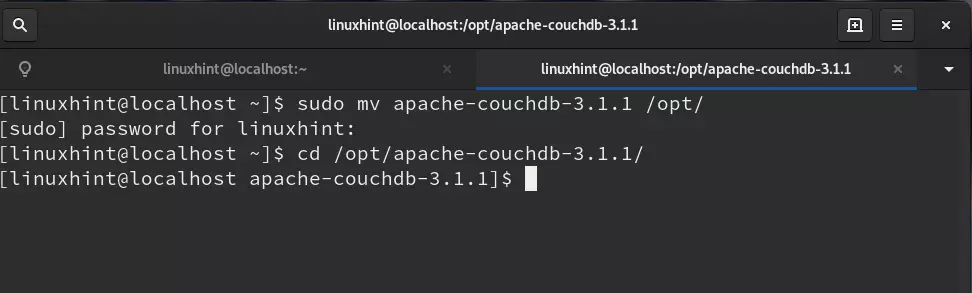 Installeer Apache CouchDB op Fedora 4614_3