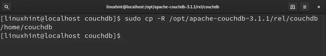 התקנת Apache CouchDB בפדורה 4614_9