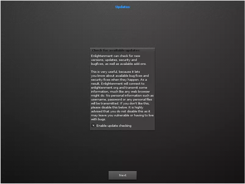 Como instalar Enlightenment Desktop na estación de traballo Fedora 30 4615_17