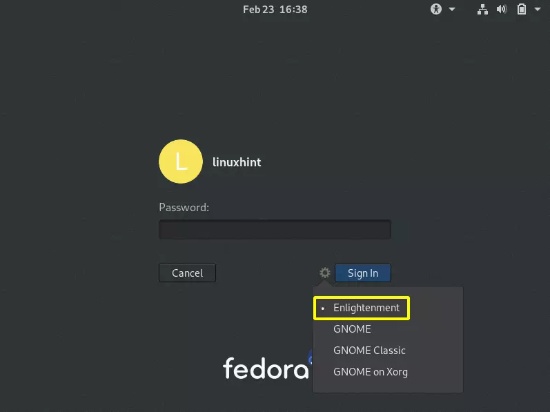 Como instalar Enlightenment Desktop na estación de traballo Fedora 30 4615_8