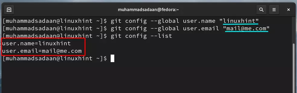 Wéi installéiere a konfiguréieren Git op Fedora? 4616_11