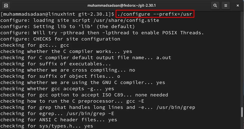 如何在 Fedora 上安装和配置 Git？ 4616_7