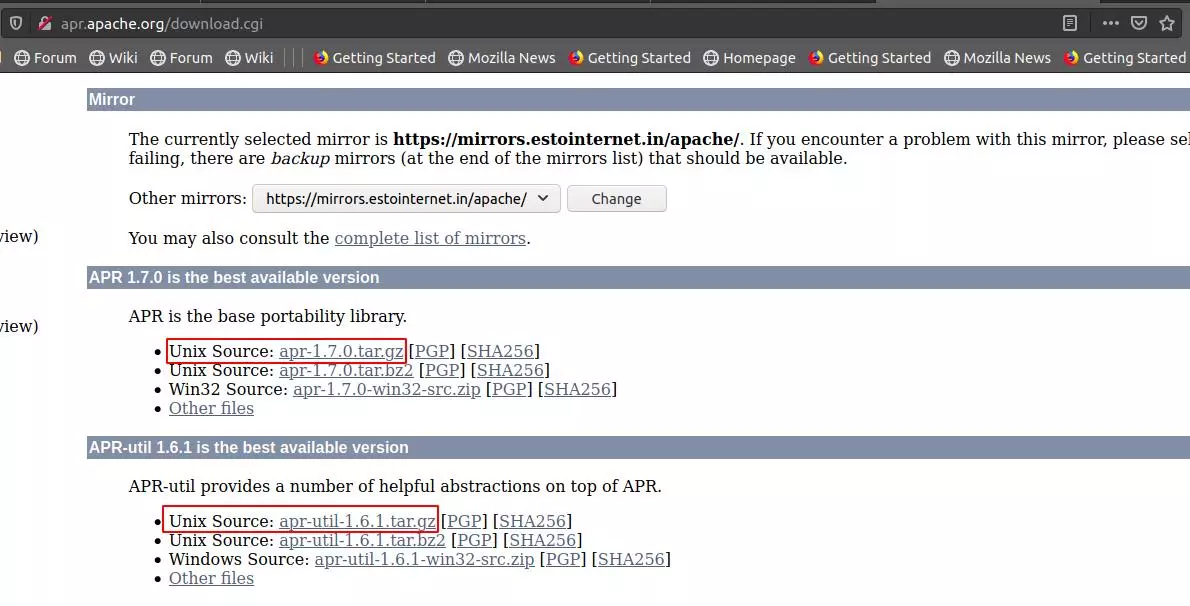 ஃபெடோரா லினக்ஸில் Apache httpd ஐ எவ்வாறு நிறுவுவது மற்றும் கட்டமைப்பது 4623_7