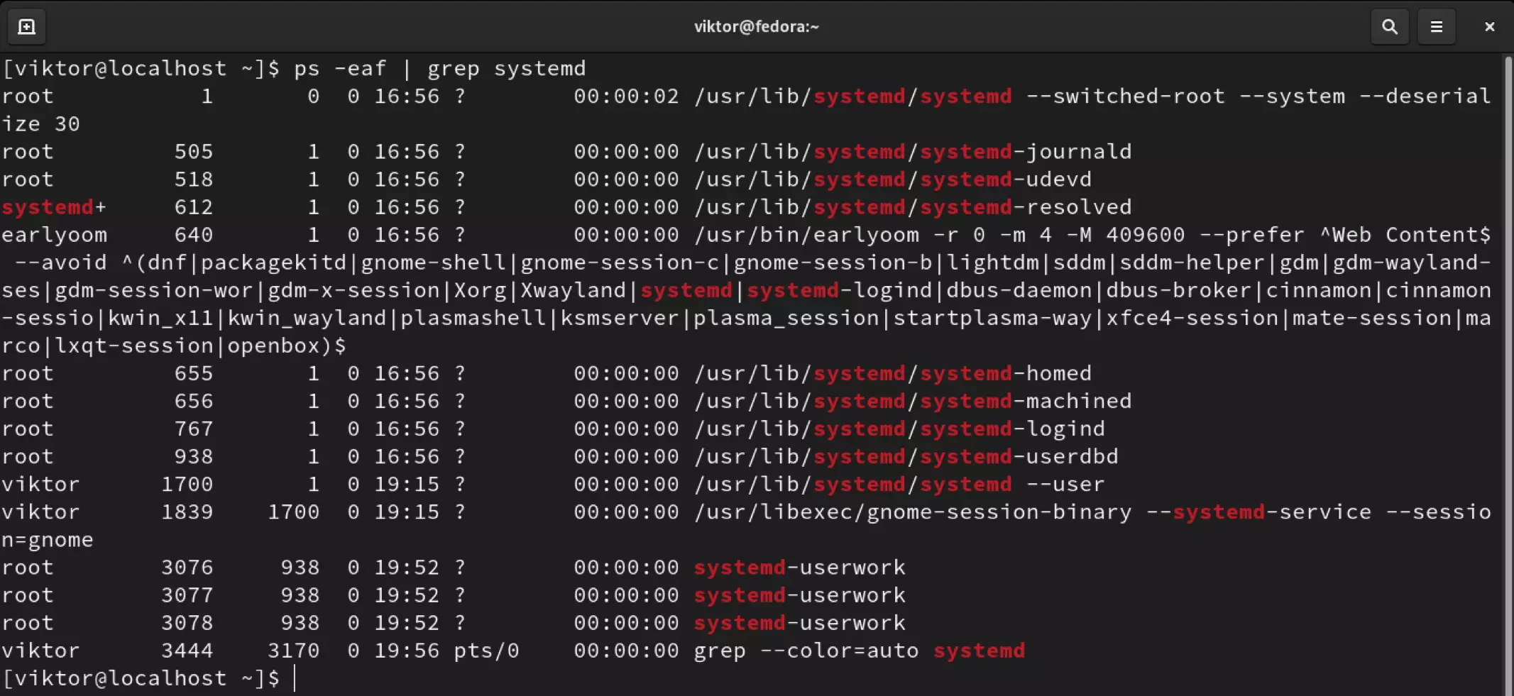 Sida Loo Maamulo Adeegyada Bilawga ah ee Systemd ee Fedora 4624_4