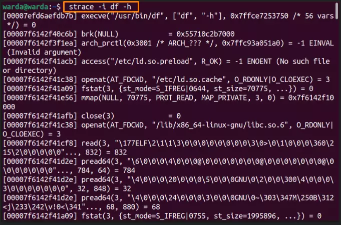 كيفية استخدام Linux Strace Command؟ 466_2