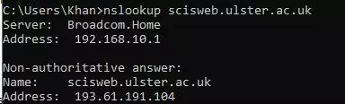 Cum se face o căutare DNS în Windows? 4671_17