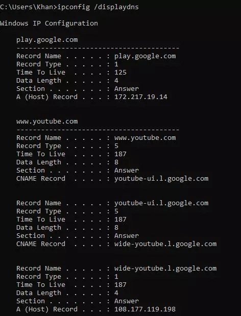 Windowsలో DNS లుకప్ ఎలా చేయాలి? 4671_9