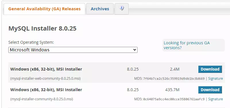 MySQL installeren op Windows 10 4673_2