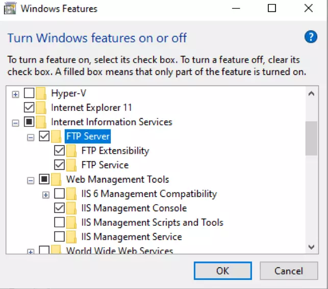 Kako nastaviti strežnik FTP v sistemu Windows 4674_3