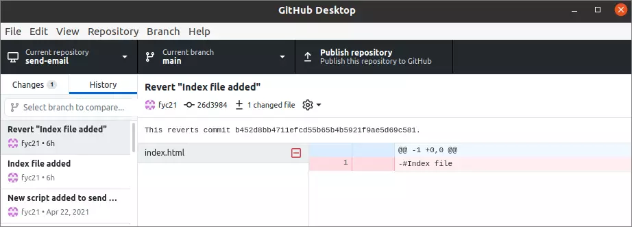 วิธีเลิกทำการเปลี่ยนแปลงในเครื่องใน Git 4690_6