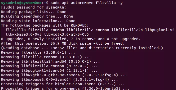 Ubuntu 22.04-та FileZilla-ны ничек урнаштырырга 46_7