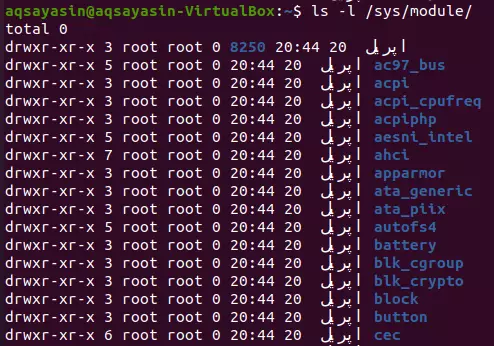 Paggamit sa Sys FileSystem Sa Linux 470_6