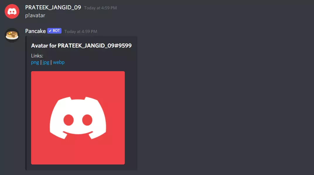 Kif Żid Pancake Bot fuq Discord 4712_6