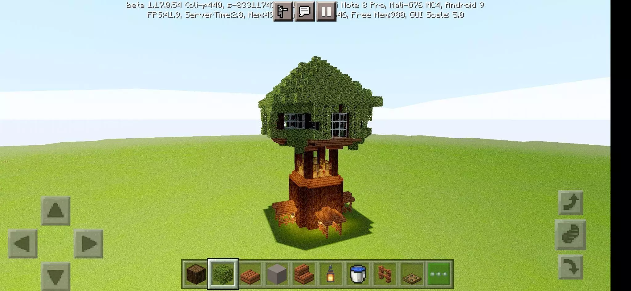 Hoe meitsje in Treehouse yn Minecraft 4722_10