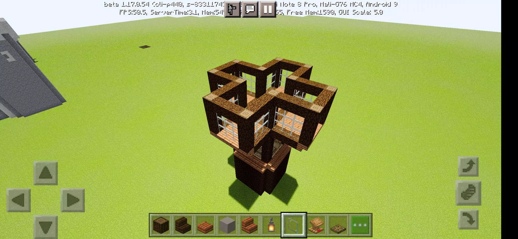 Mokhoa oa ho etsa Treehouse ka Minecraft 4722_6