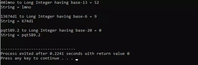 I-convert ang String sa Mahaba sa C 4745_4