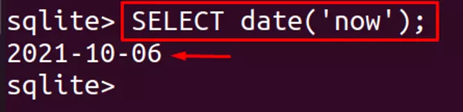 SQLite मा मिति र समय प्रकार र प्रकार्यहरू के हुन् 4769_1
