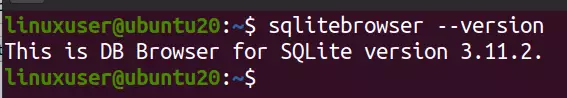 របៀបដំឡើងកម្មវិធីរុករក SQLite នៅក្នុងអ៊ូប៊ុនទូ 20.04 4788_11