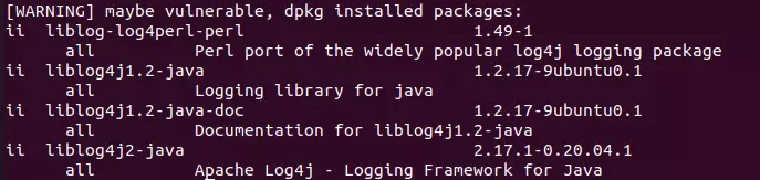 Как да проверите версията log4j в Linux 4789_12