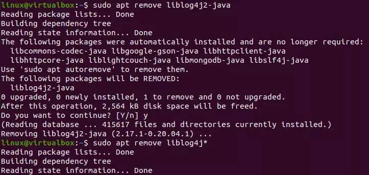 Kako preveriti različico log4j v Linuxu 4789_14