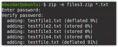 ពាក្យបញ្ជា Zip និង Unzip នៅក្នុង Linux 479_14
