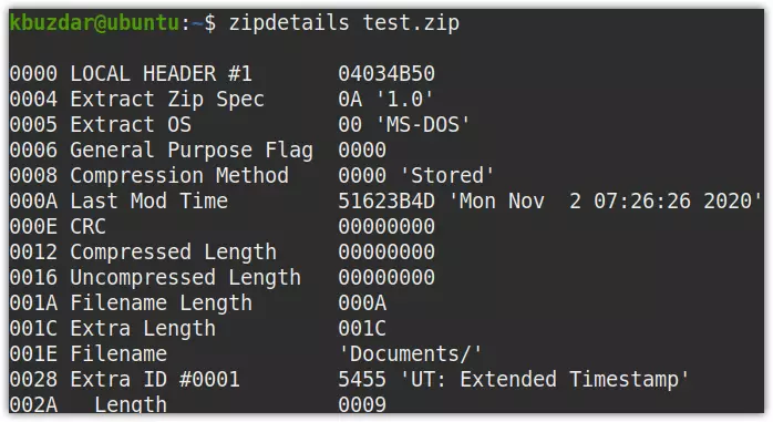 Linux һәм Zip һәм Unzip командалары 479_16