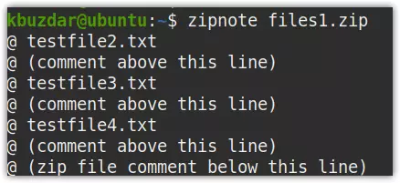 Linux һәм Zip һәм Unzip командалары 479_22