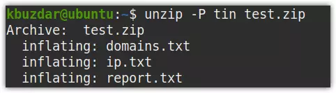 Linux ရှိ Zip နှင့် Unzip Command များ 479_30