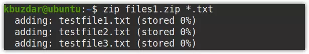 Linux ရှိ Zip နှင့် Unzip Command များ 479_4