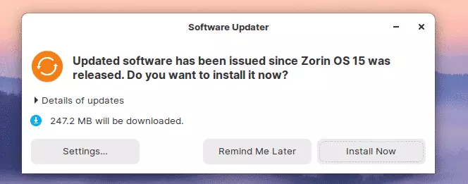 របៀបធ្វើបច្ចុប្បន្នភាព Zorin OS 4807_1