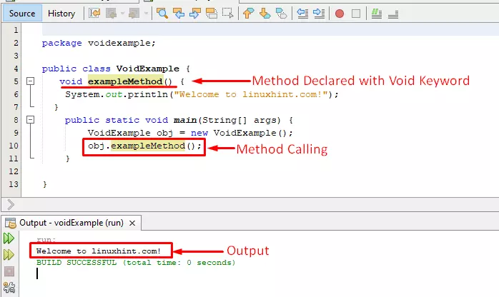 Cosa significa vuoto in Java 4856_1