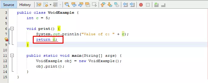 Cosa significa vuoto in Java 4856_2