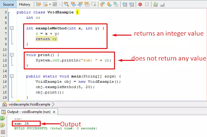 Cosa significa vuoto in Java 4856_3