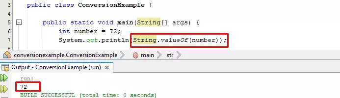 Giunsa ang pag-convert sa int sa string sa Java 4871_3