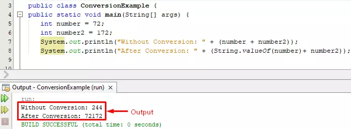 Giunsa ang pag-convert sa int sa string sa Java 4871_4