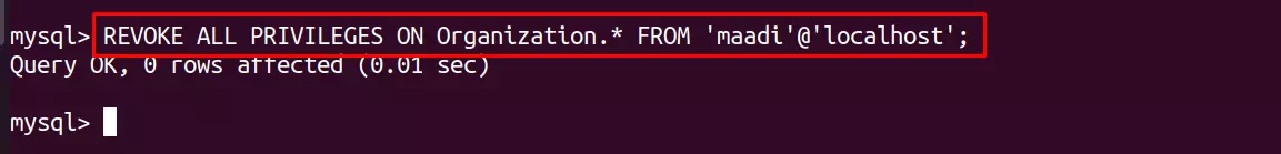 Conas na pribhléidí go léir a dheonú d'úsáideoir i MySQL 4886_11