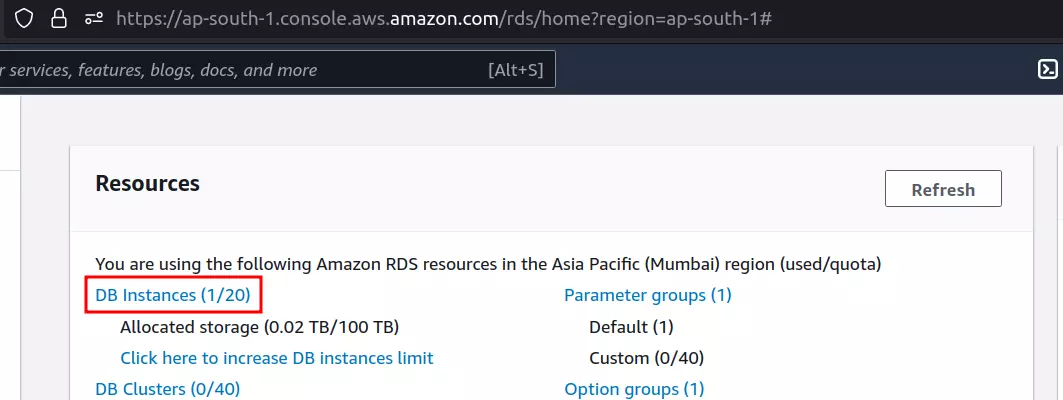 Criando banco de dados RDS usando AWS CLI 488_15