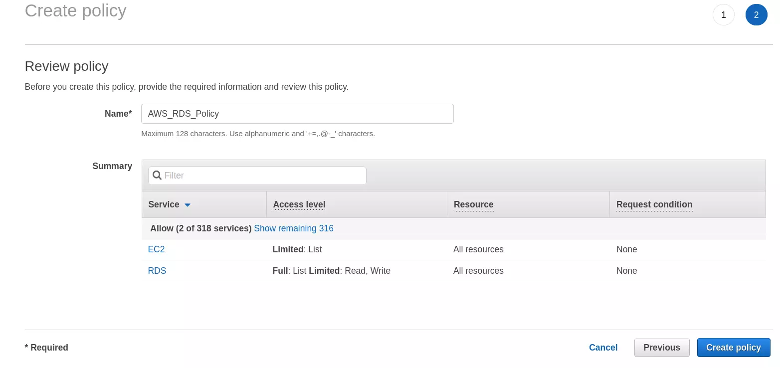 AWS CLI નો ઉપયોગ કરીને RDS ડેટાબેઝ બનાવવો 488_9