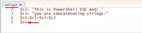 Ինչպես միացնել տողերը PowerShell-ում 4892_1