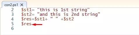 PowerShell ਵਿੱਚ ਸਟ੍ਰਿੰਗਸ ਨੂੰ ਕਿਵੇਂ ਜੋੜਿਆ ਜਾਵੇ 4892_3