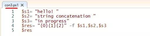 PowerShell ਵਿੱਚ ਸਟ੍ਰਿੰਗਸ ਨੂੰ ਕਿਵੇਂ ਜੋੜਿਆ ਜਾਵੇ 4892_5