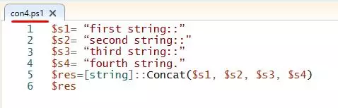 PowerShell ਵਿੱਚ ਸਟ੍ਰਿੰਗਸ ਨੂੰ ਕਿਵੇਂ ਜੋੜਿਆ ਜਾਵੇ 4892_7
