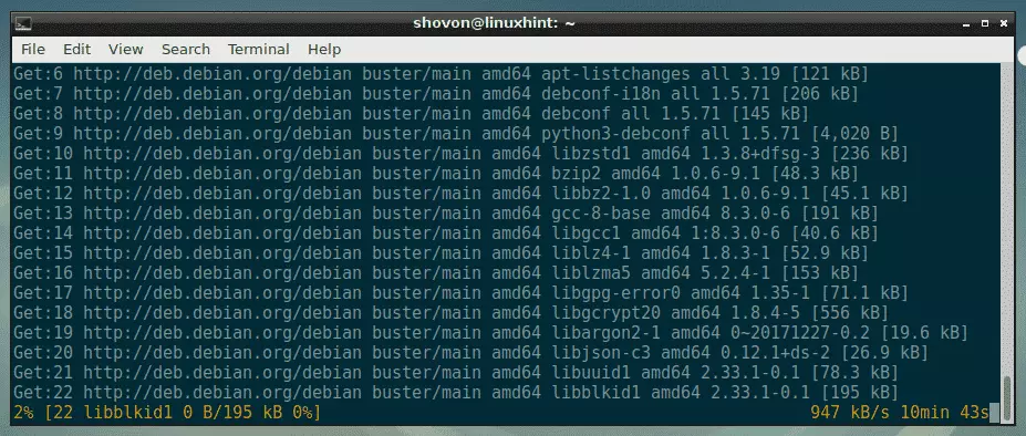 Kwalite Debian 9 Stretch gaa na Debian 10 Buster 4903_12